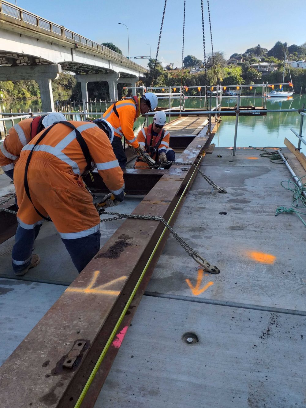 Brian Perry Civil | AMETI Bridge piling