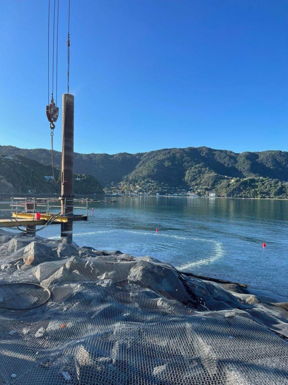 Brian Perry Civil | Bubble Curtain operational at Seaview Energy…